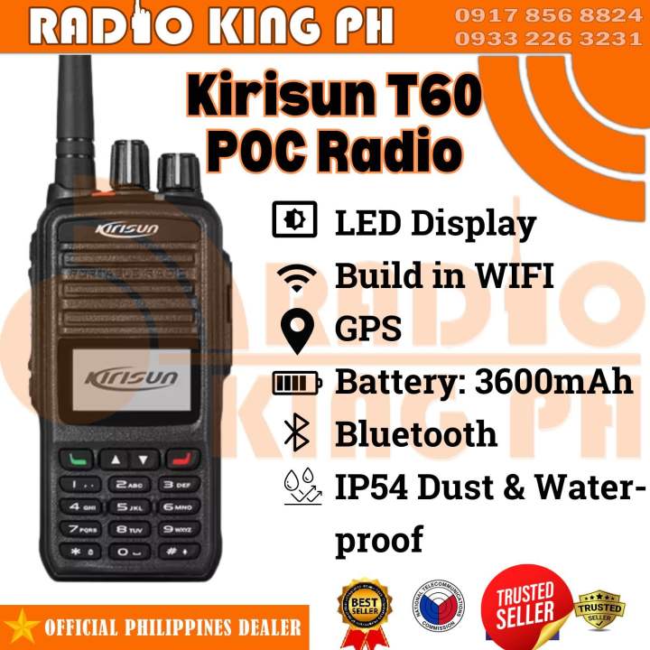 Kirisun T60 Portable 4G LTE PoC Radio | Lazada PH