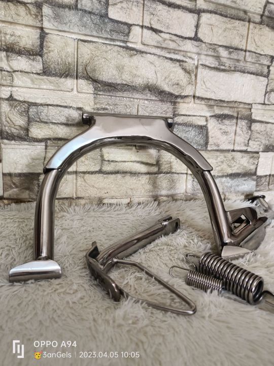 YAMAHA NMAX V2 STAINLESS SIDE&CENTER STAND W.SPRING | Lazada PH