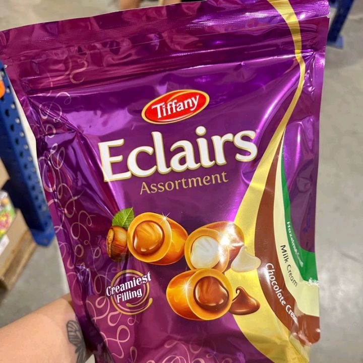 Tiffany Eclairs Assortment 550g, Soft Caramel (HAZELNUT, MILK, COCOA ...