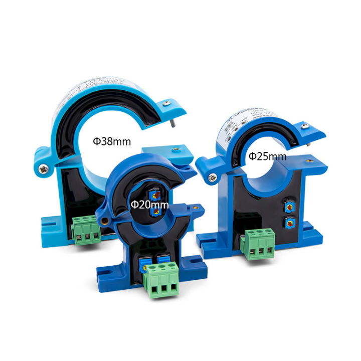 DC Current Transmitter DC0-10A-500A Current Sensing 4-20mA 0-20mA 0-5V ...