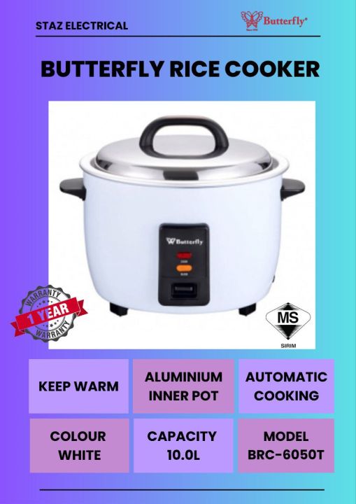 Butterfly Rice Cooker 10L (BRC-6050) | Lazada