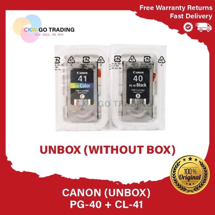 Brand New CANON Ink Cartridge Canon 40 41 Canon PG40 CL41 Canon PG-40 ...