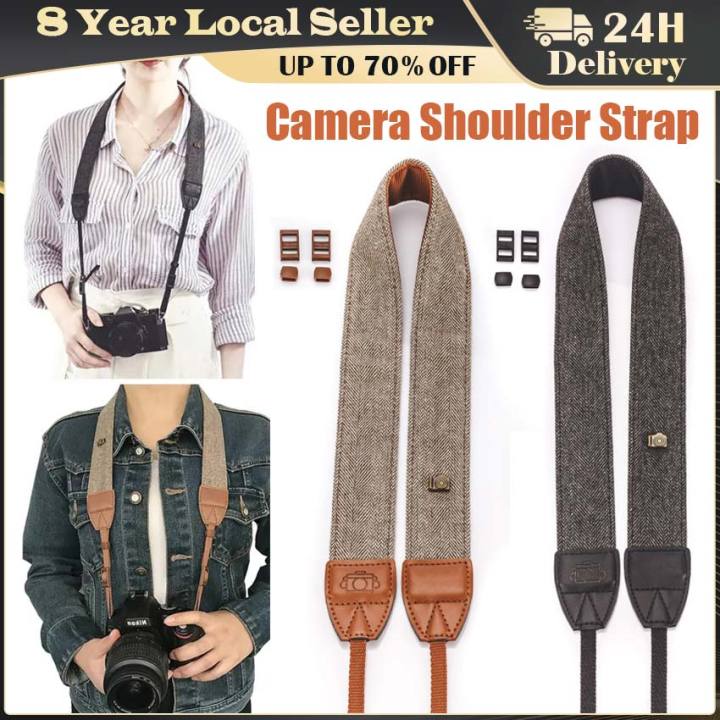 ️【Same Day Delivery】 Universal Adjustable Camera Shoulder Neck Strap ...