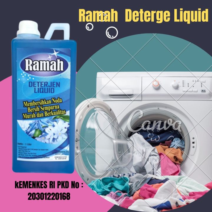Ramah Detergen Liquid 1 L | Lazada Indonesia