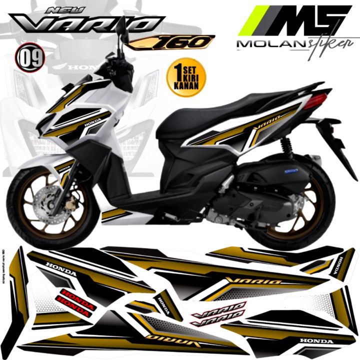 Decal Sticker Striping Variasi Vario 160 Honda Vario 160 New Vario 160 ...