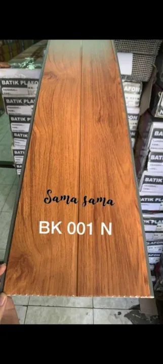 bahan plafon pvc laminate 6 meteran,plafon pvc berkualitas | Lazada ...