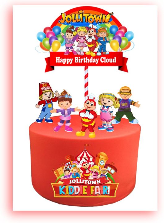 Jollitown Cake and cupcake toppers ( machine cut, waterproof) | Lazada PH