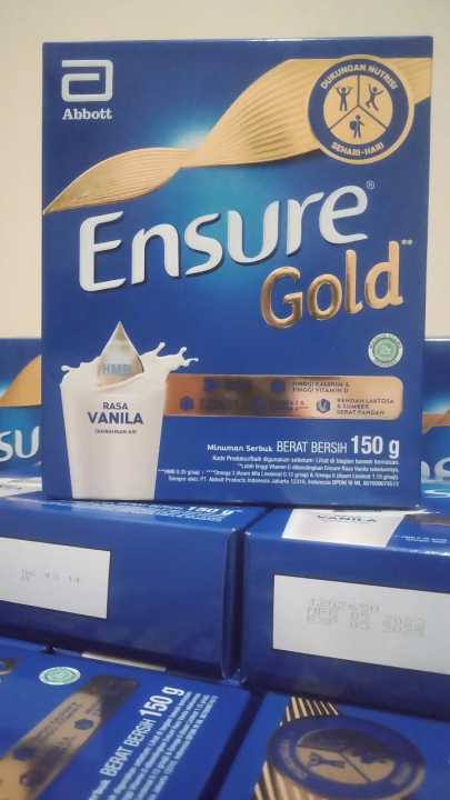 ENSURE GOLD Rasa Vanilla 150 gr Exp 2025/2026 | Lazada Indonesia
