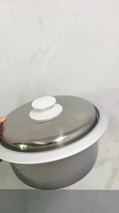 pure aluminum rice cooker inner pot with lid, suitable for rice cookers ...