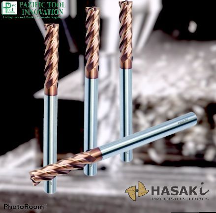 HASAKI EXTRA LONG CARBIDE ENDMILL 4FLUTE 8MM,10MM,12MM,16MM X 150MM ...