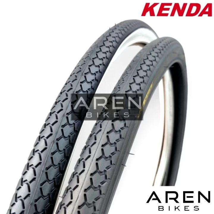 BAN LUAR SEPEDA 26 x 1 3/8 KENDA COSMOS K-184-148 HITAM POLOS DAN LIS ...