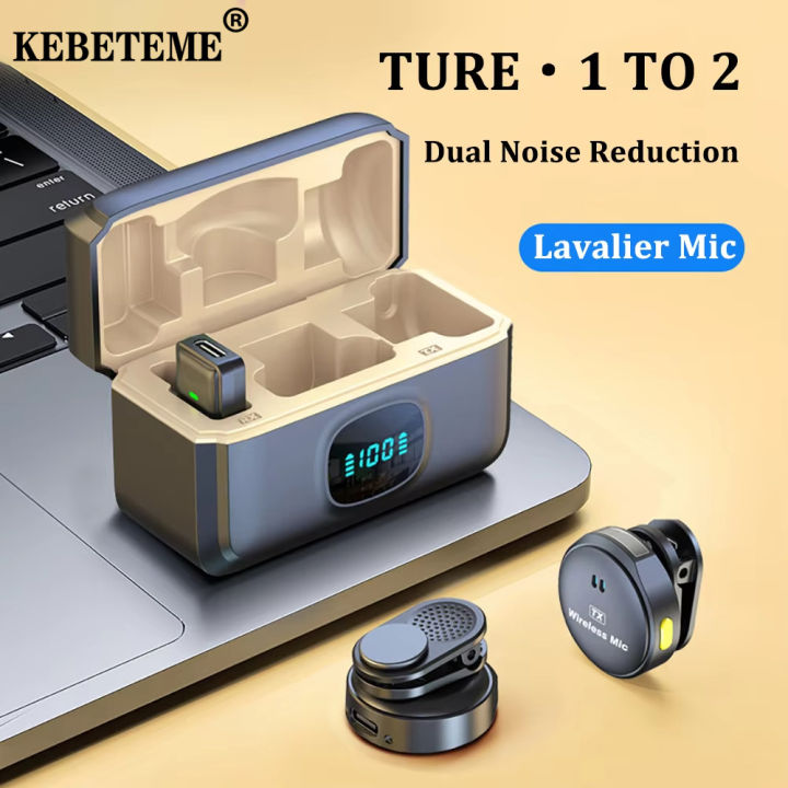 Kebememe Micro dây chuyền 2.4GHz mic-rô không dây hút nam châm ...