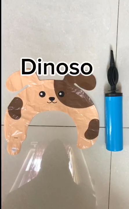 DINOSO Balon Bando Karakter Kartun Hewan Boneka Labubu Dinosaurus ...
