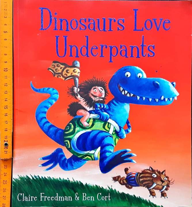 หนังสือนิทานเด็ก ภาษาอังกฤษ ปกอ่อน 🍅🍓Dinosaurs Love Underpants /USED ...
