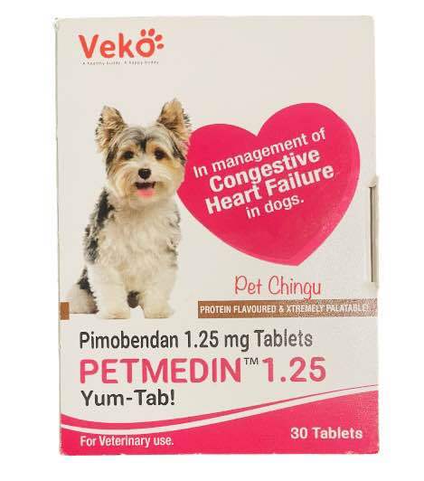 10 Tablets Veko PETMEDIN Pimobendan 1.25mg (Exp.: Oct 2026) with FREE Dog Treats | Lazada PH