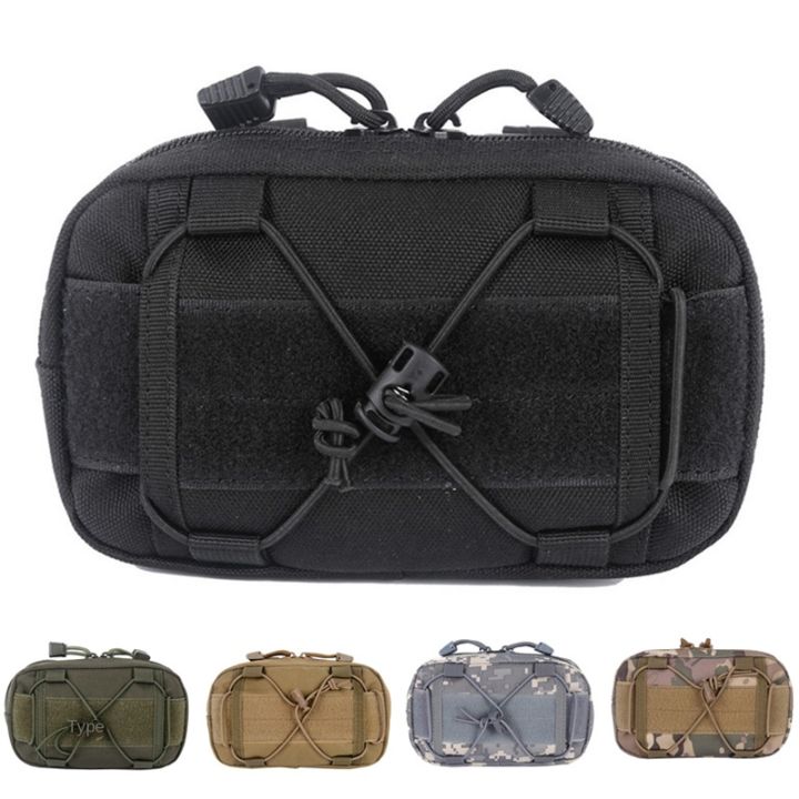 Outdoor Tactical Molle Waist Pouch First Aid Medical Bag Admin Map ...