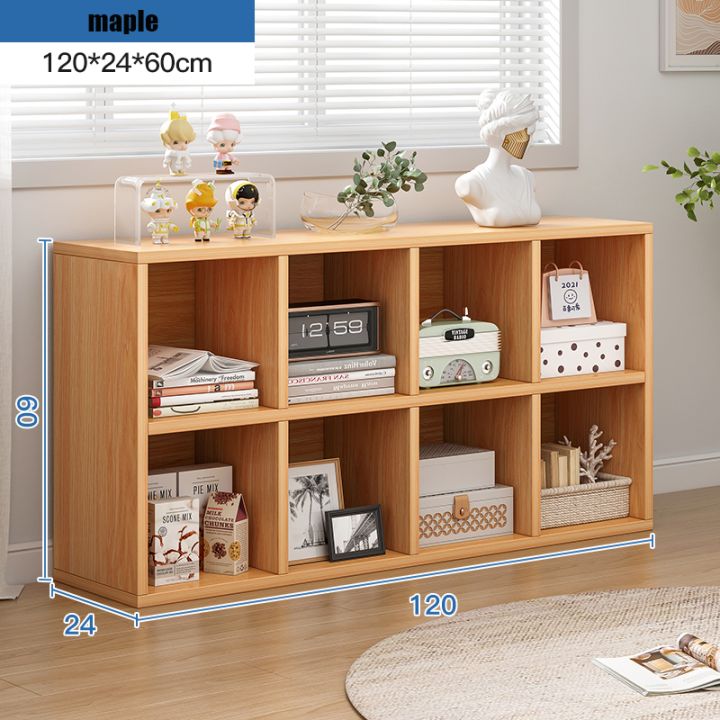 Bookshelf Bookcase Solid Wood Rack Lattice Shelf Storage Cabinet ... Bookshelf Bookcase Solid Wood Rack Lattice Shelf Storage Cabinet ...