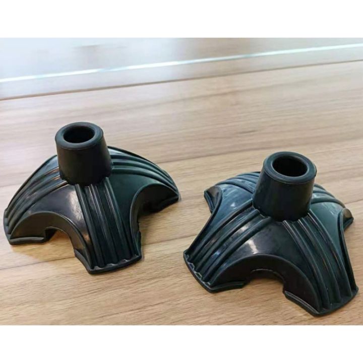 Walking Stick Cane Crutch Tripod Pad Rubber Tip Self Standing Non-slip ...