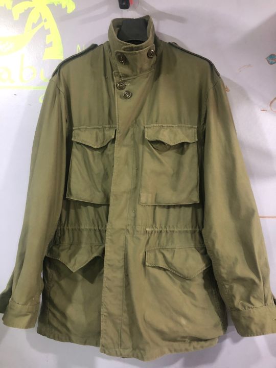 JACKET M43 เสื้อแจ็คเก็ตทหาร USA VINTAGE ARMY M43 36L (1943) อก22"รอบอก ...