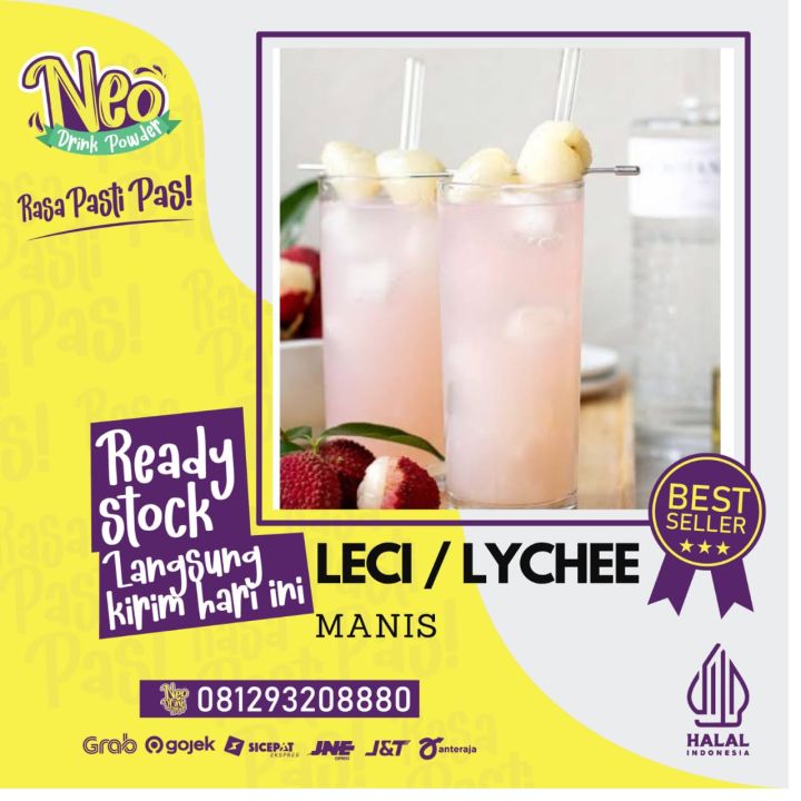 Bubuk Minuman Rasa Lecy 1Kg/Lychee Powder/Bubuk Leci /Serbuk Rasa Lecy ...