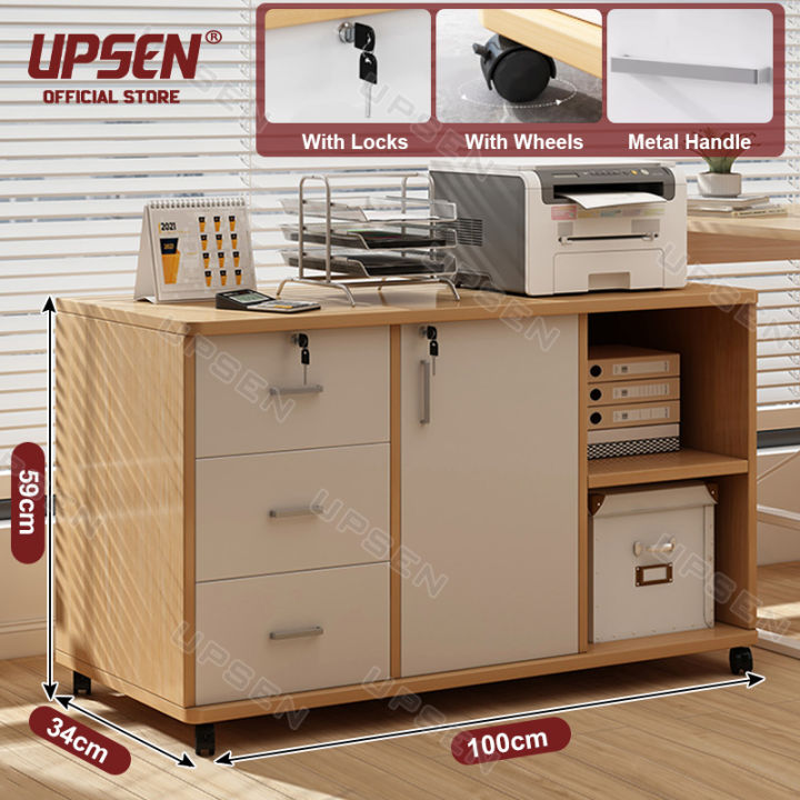 File Cabinet Office Cabinet Modern With Lock Drawer Moving Storage ...