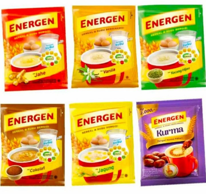 ENERGEN 6 VARIAN RASA | Lazada Indonesia