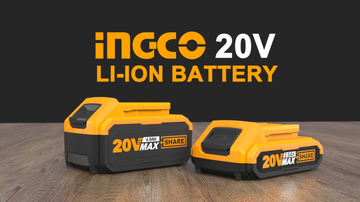 INGCO 20V BATTERY PACK | ONE BATTERY FITS ALL P20S CORDLESS POWER TOOLS ...