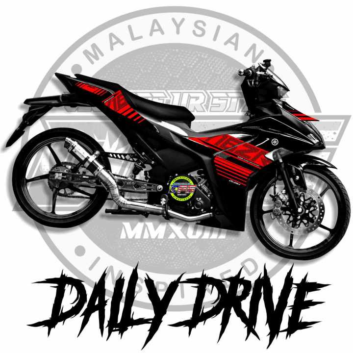 Yamaha Sniper 155 Decal Sticker Stock Size 2024 Design 1 | Lazada PH