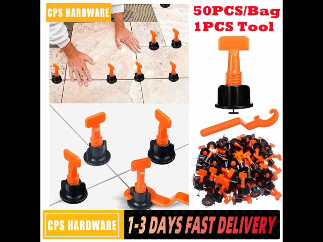 Tile Flooring Leveler Clip 50pcs Wedges Tile With Spacers Plier For ...