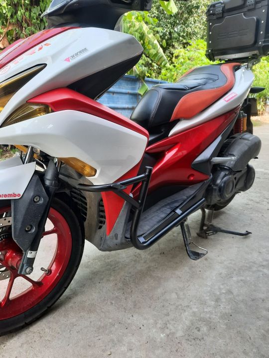 YAMAHA AEROX V1/V2 HALF CRASHGUARD HEAVY-DUTY(POWDER COATED) | Lazada PH