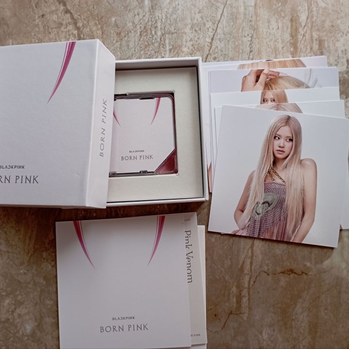 BLACKPINK 2nd ALBUM [BORN PINK] KiT ALBUM สินค้าได้ของตามรูป โปสการ์ด ...