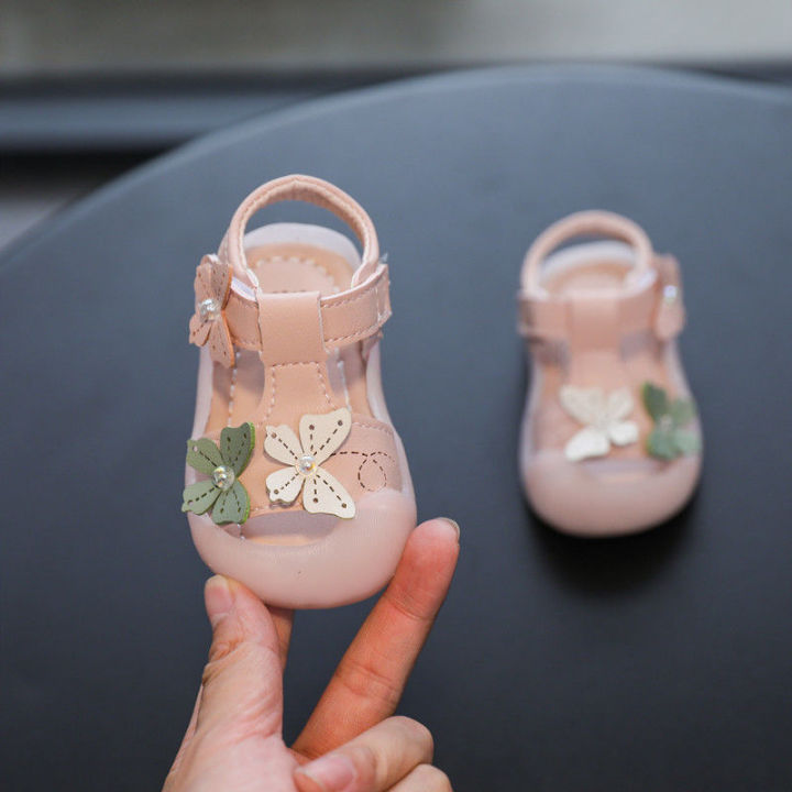 Princess Style Baby Girl Shoes Summer Soft Bottom Learning to Walk ...