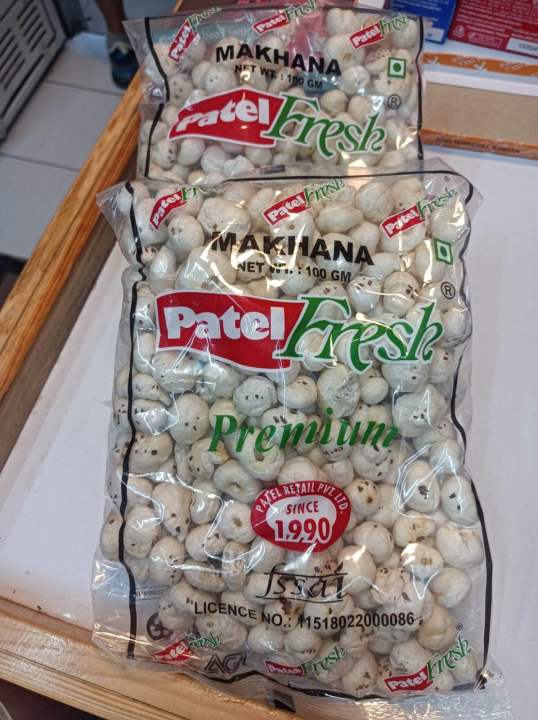 Patel Fresh Makhana (เม็ดบัวแห้ง) 100g. | Lazada.co.th
