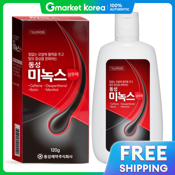 Dongsung Pharmaceutical Minox Shampoo for Hair Loss Symptom Relief, Contains Caffeine and Biotin ...