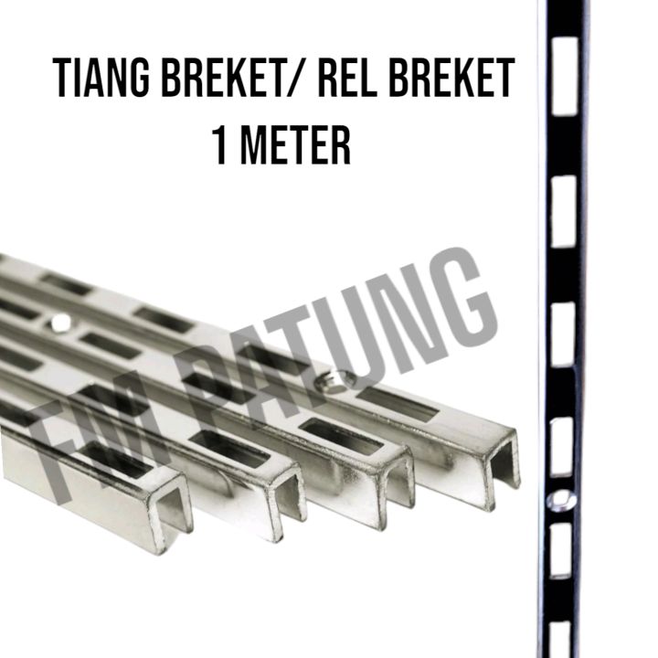 rel dinding breket dinding 1 meter | Lazada Indonesia