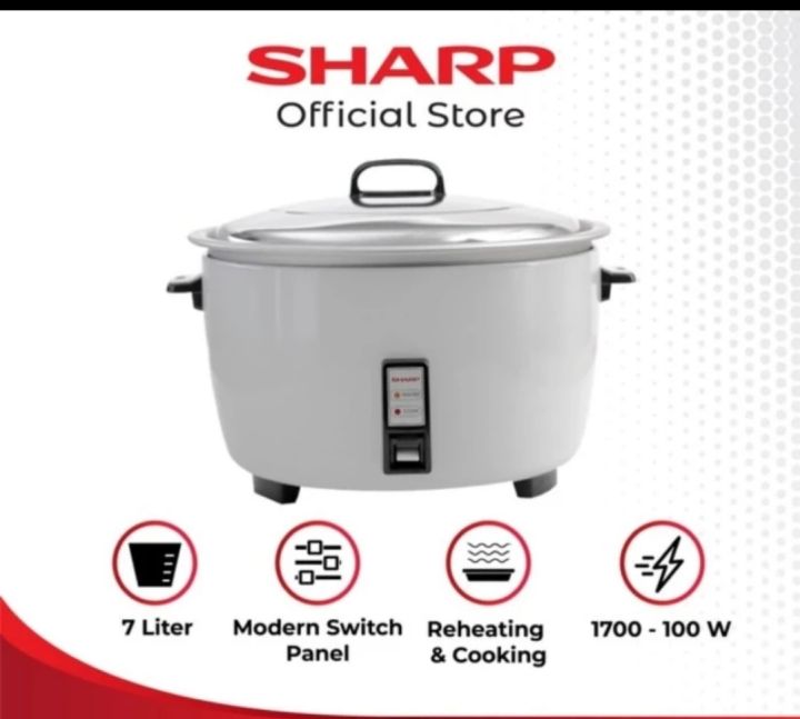 Sharp KSH-777 Rice Cooker Magic Com Jumbo 7L | Lazada Indonesia