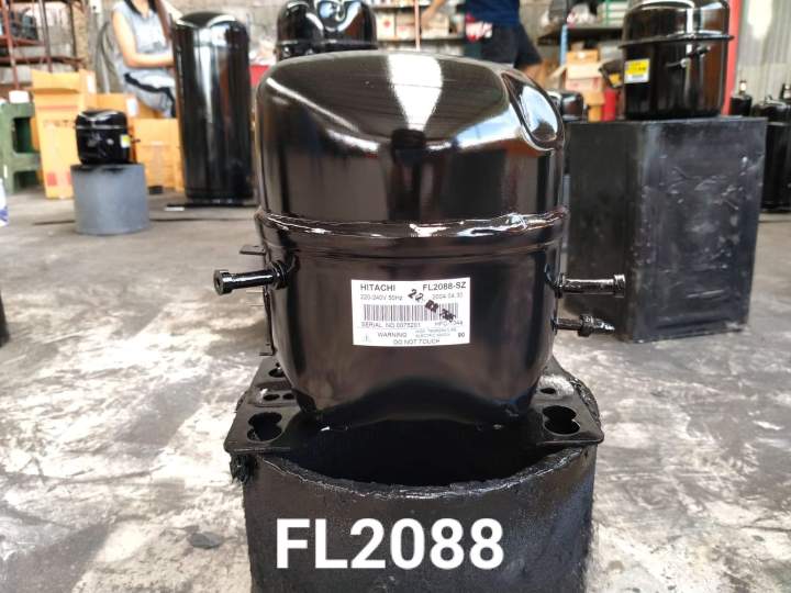 คอมตู้เย็น มือ2 รุ่น FL2088 ( ฮิตาชิ ) ขนาด 1/3 แรง น้ำยา R134a ...