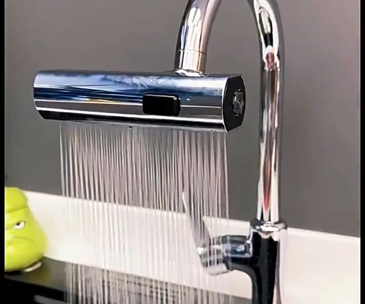 Đầu vòi rửa bát thông minh thế hệ mới, nhiều chế độ phun, có kiểu thác ...
