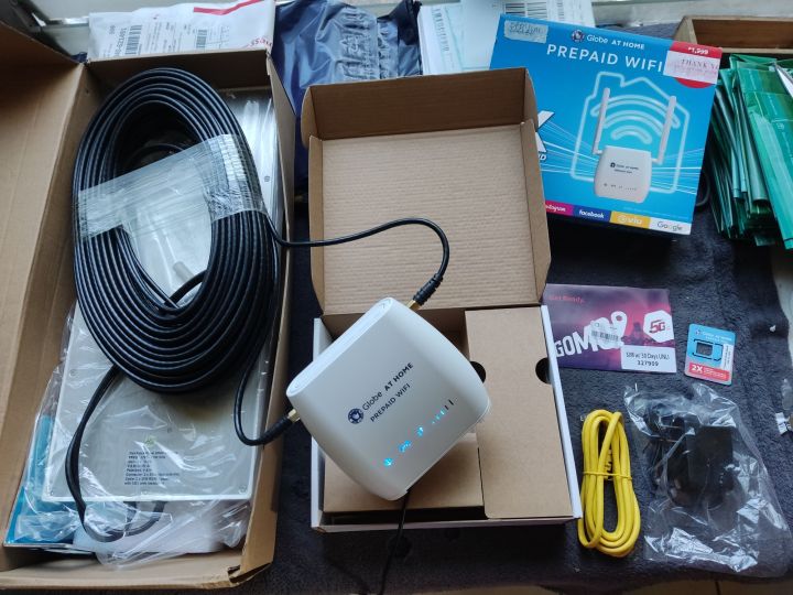 Open line Globe at home prepaid wi-fi zlt s10g Free 10gb+ Outdoor ...