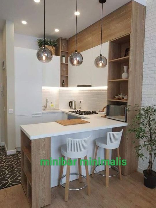 meja mini bar minimalis/kichenset minimalis/HPL | Lazada Indonesia