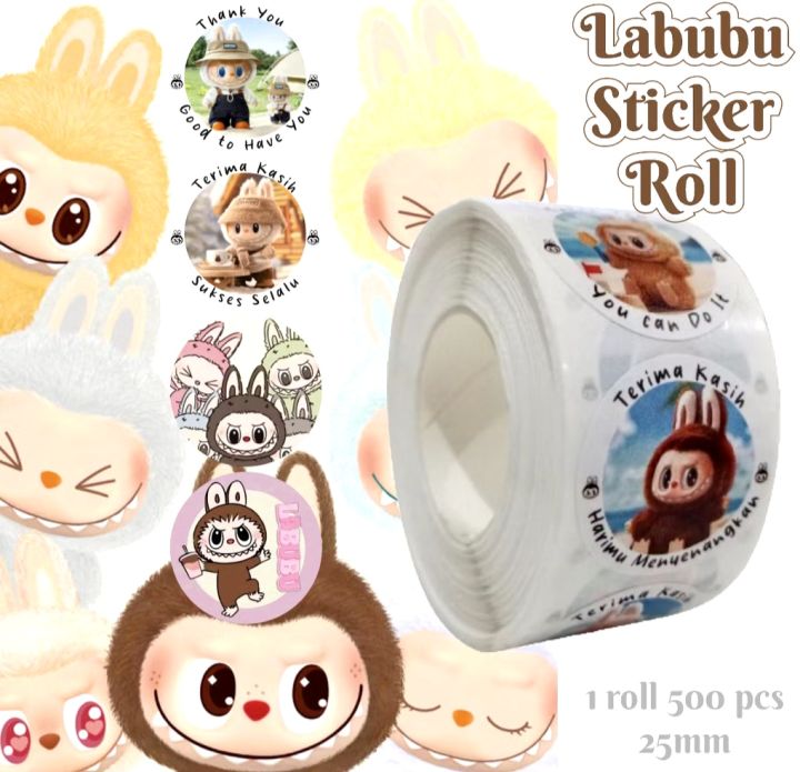 Stiker Rol Labubu Karakter Viral Sanrio | Lazada Indonesia