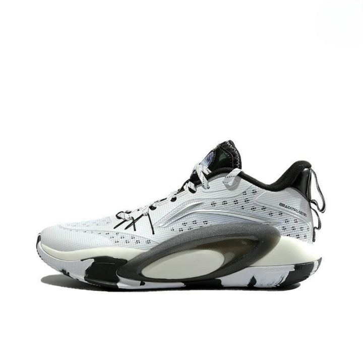 Li Ning Basketball Shoes Combat Breathable Shock Absorption Abrasion ...