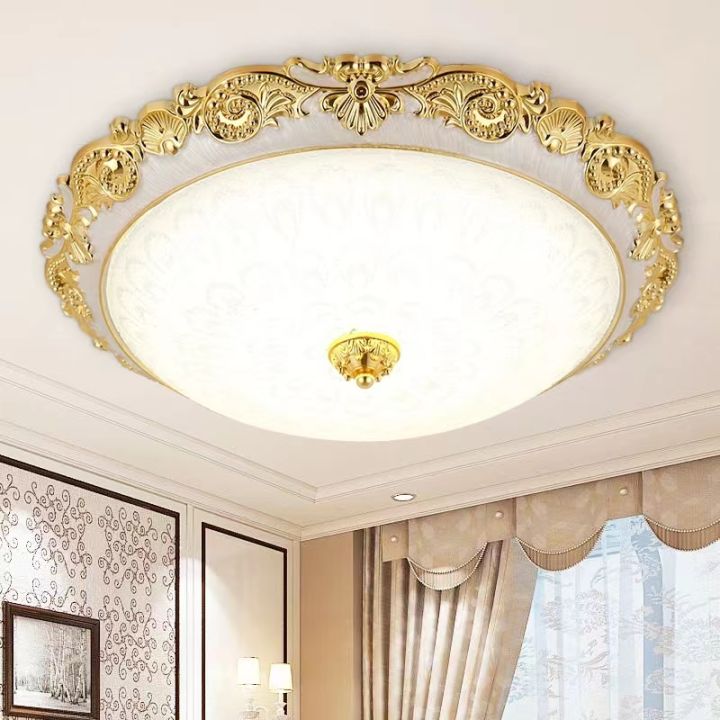 Nordic luxury LED Ceiling Light Tricolor dimming/Remote Control Living ...