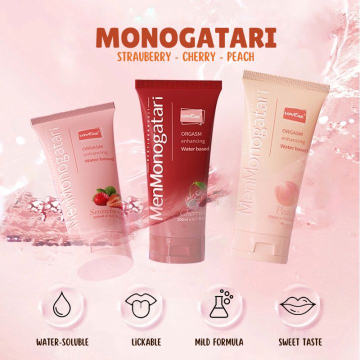 Monogatari Lubricant Original Pelumas Varian Baru 200ml | Lazada Indonesia