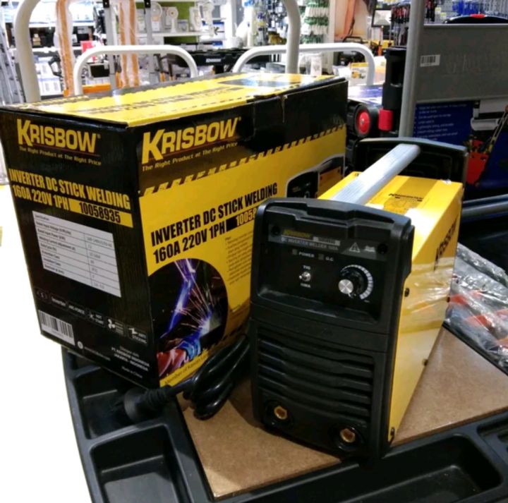 Mesin Las Krisbow Inverter 160a 1ph Vrsd16 ( Mma & Tig ) | Lazada Indonesia