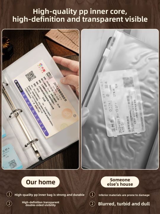 MINGZHUO | Ticket Collection Album with Loose-leaf Pages for Storing ...
