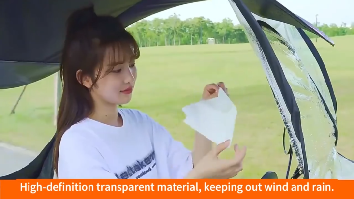 Electric Car Canopy Ebike Motorcycle Awning Rainproof Windproof Cover ...