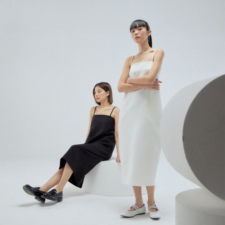 DOTLINEPLAIN / MACARONI DRESS | Lazada.co.th