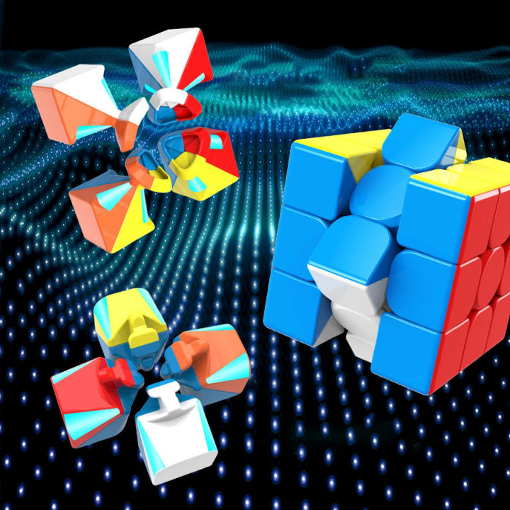 REPINK 3x3x3 Magic Cube Professional Stickerless 3 Layers Rubik's Cubes ...