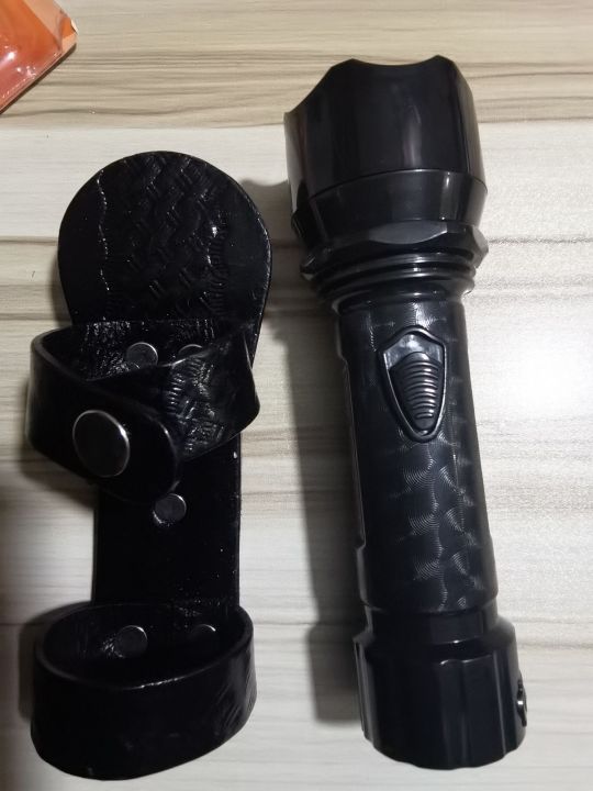 REACHARGABLE FLASH LIGHT WITH HOLDER | Lazada PH